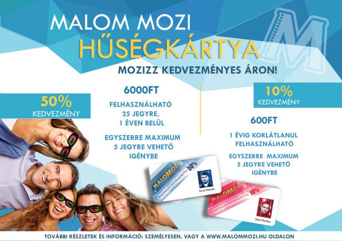 Malom Mozi Hűségkártya | Alföldi Régió Magazin